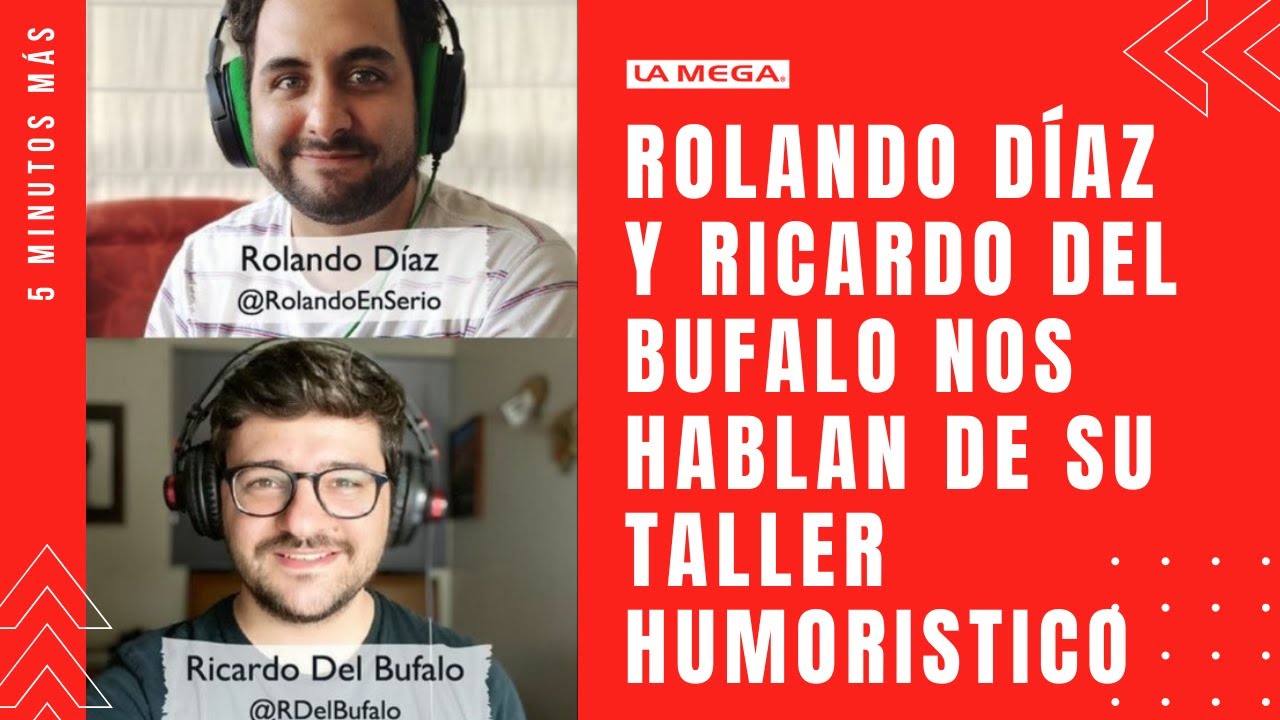 #5MinutosMas || Los comediantes Rolando Díaz y Ricardo Del Bufalo ...