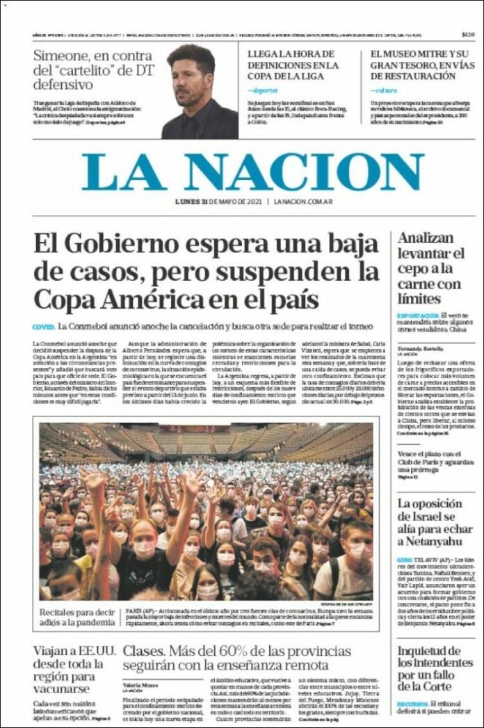 Portadas de la prensa internacional 31/05/2021 - Mundo UR - Un mundo de ...