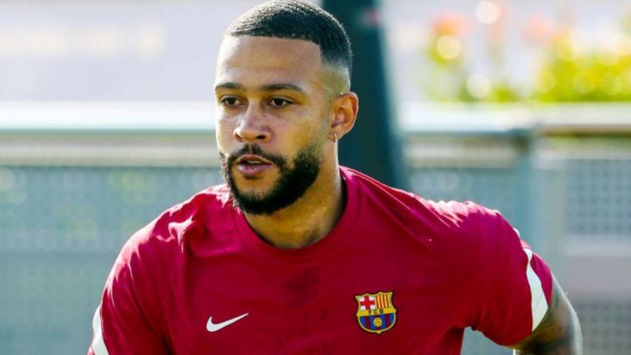 MundoUR || Primer entrenamiento de Depay con el Barcelona
