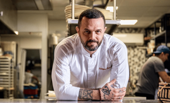 Chef venezolano restaurante procesando ganamos una estrella Michelin