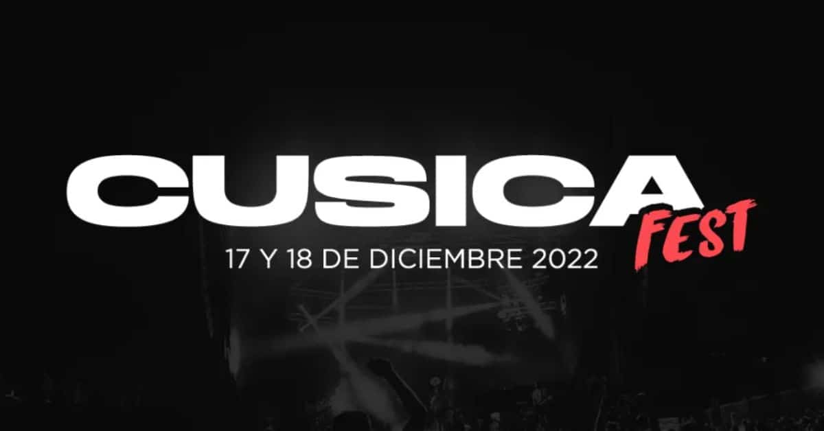 ¡Conoce el line-up del Cusica Fest 2022!