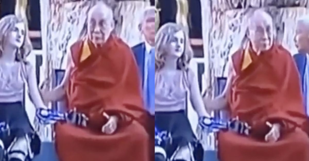 ¿Nuevo vídeo del Dalai Lama tocando a una niña?