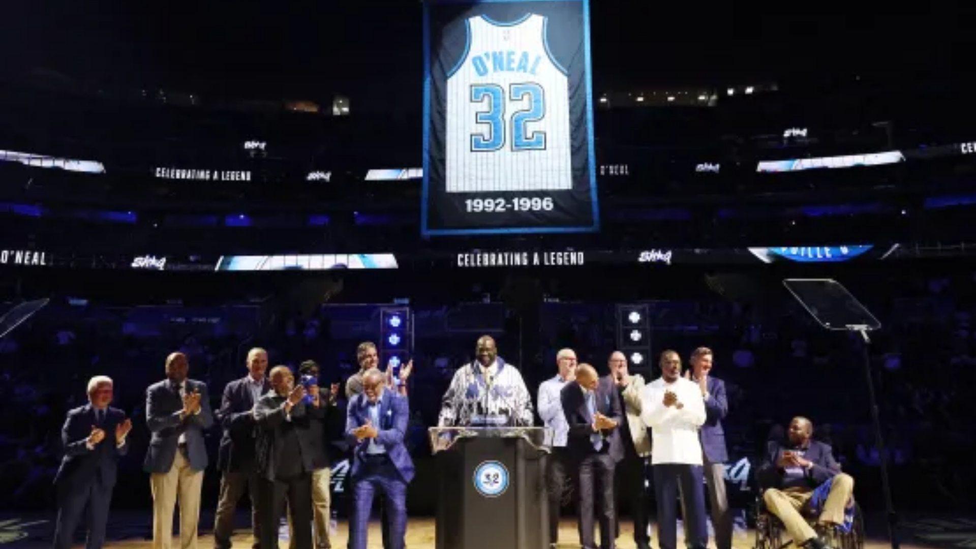 Orlando Magic retiró el mítico número 32 de Shaquille O'Neal
