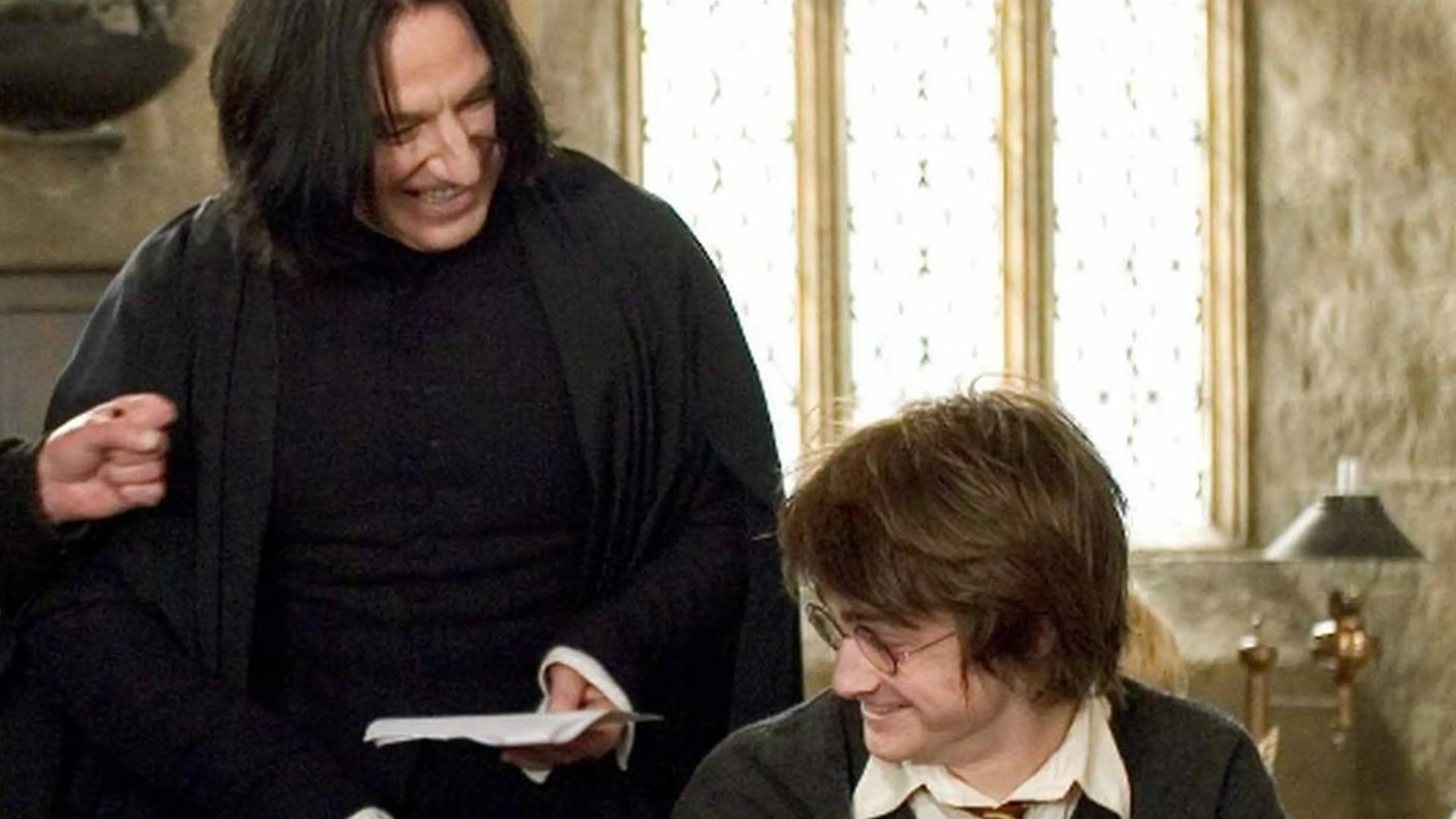 Así recuerda "Harry Potter" al "Profesor Snape" fuera del set