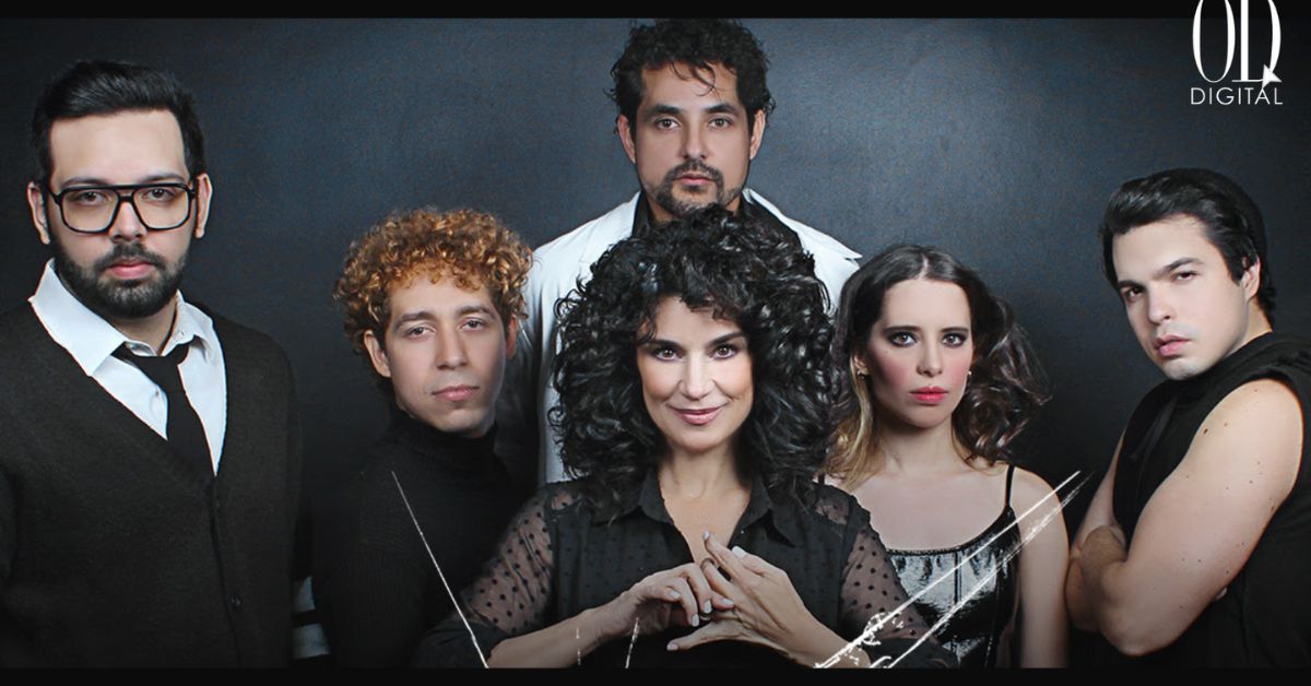 Kiara y Rafael desde el preestreno del musical "Casi normal"