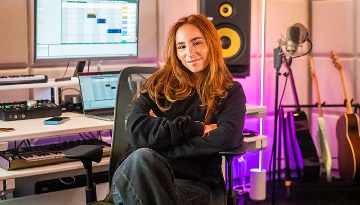 Bere Gonzalo viviendo el sueño con su artista favorito