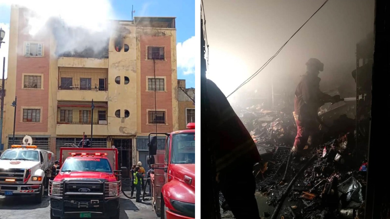 Un apartamento se incendió y otro registró daños en la avenida Baralt ...