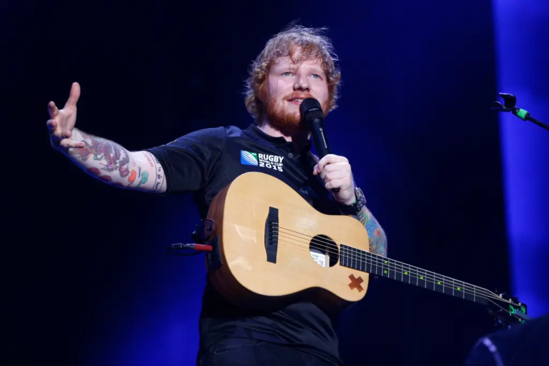 Ed Sheeran perdió más de 13 kilos y mostró su cambio en una sesión de fotos